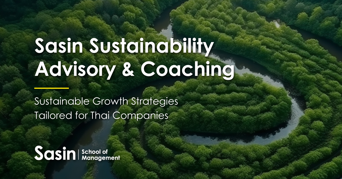 Sasin Sustainability Advisory & Coaching | News | Sasin School of ...